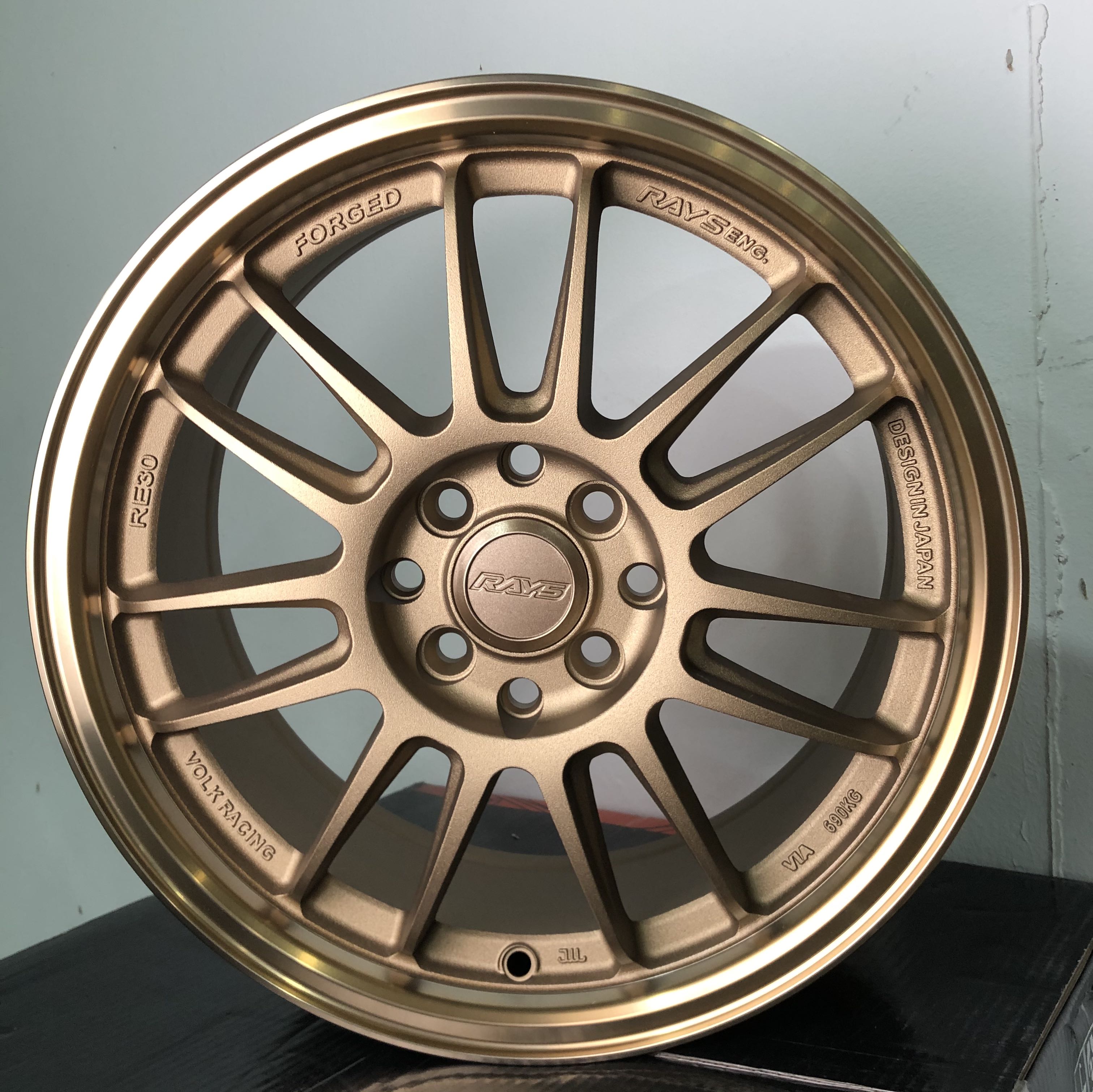 **New** 16” Rays Volk Racing RE30 4X100 4X114.3, Car Accessories, Tyres ...