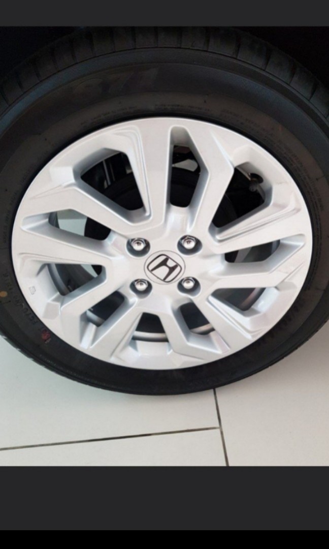 New Honda Jazz GK3 OEM Enkei 15" inch rims with new tyres, Car ...