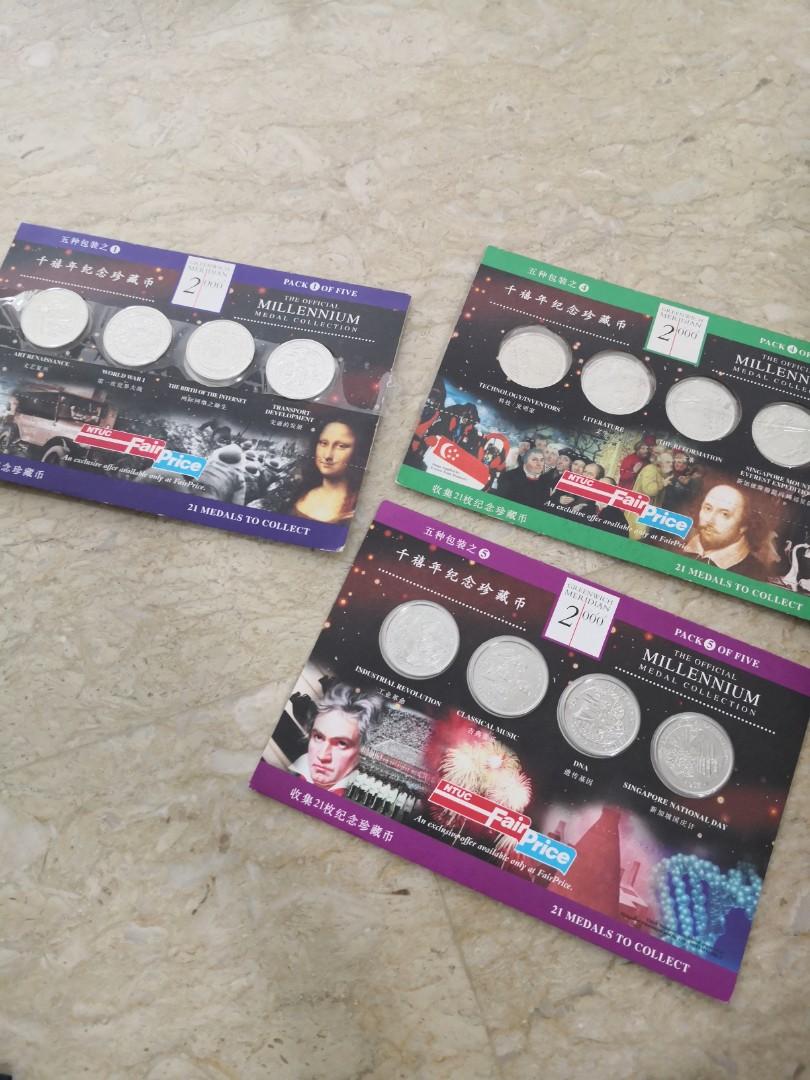 NTUC Greenwich Meridian Coin Set, Hobbies & Toys, Memorabilia ...