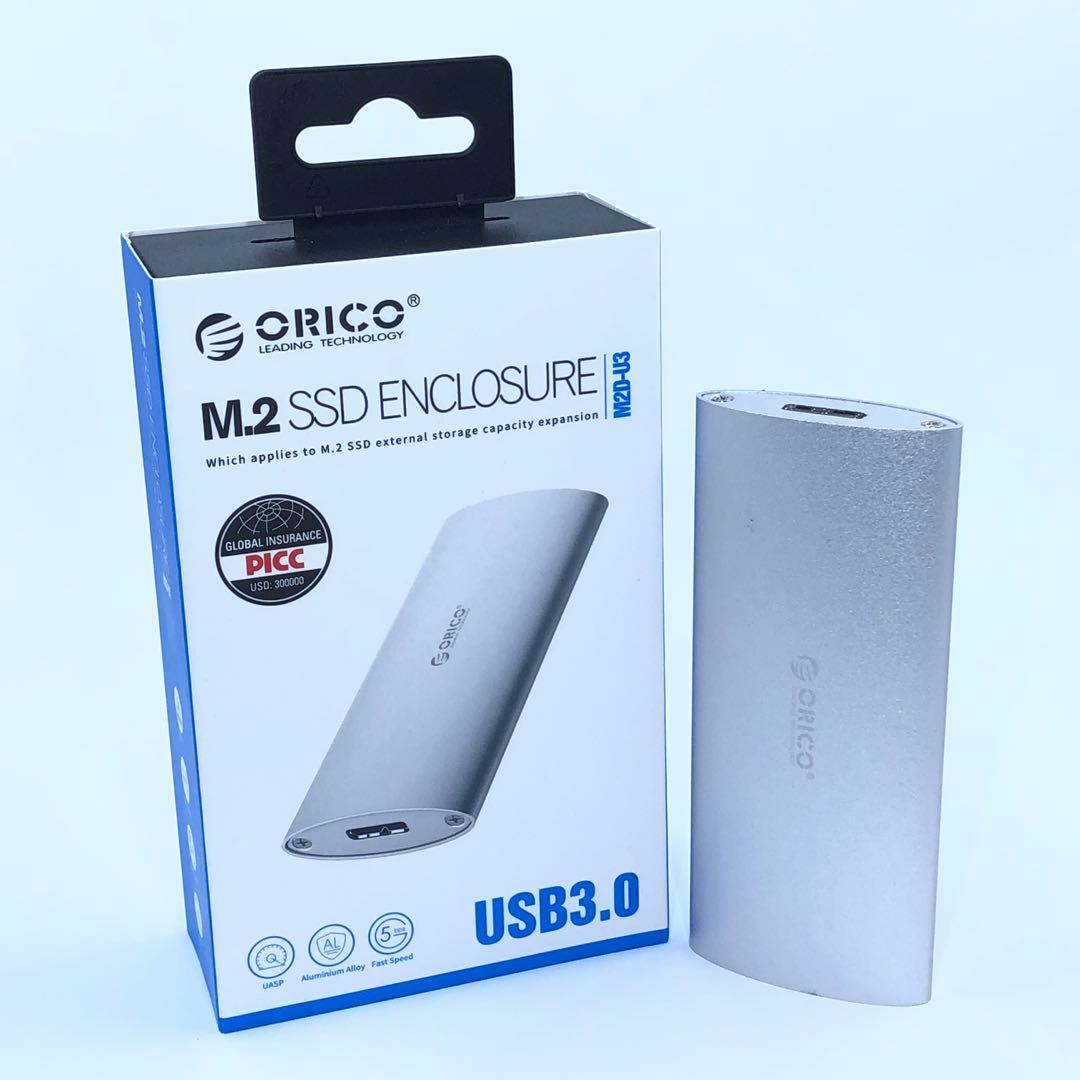 Orico M.2 SSD Enclosure USB 3.0 M2D-U3, Computers & Tech, Parts & Accessories, Hard Disks ...