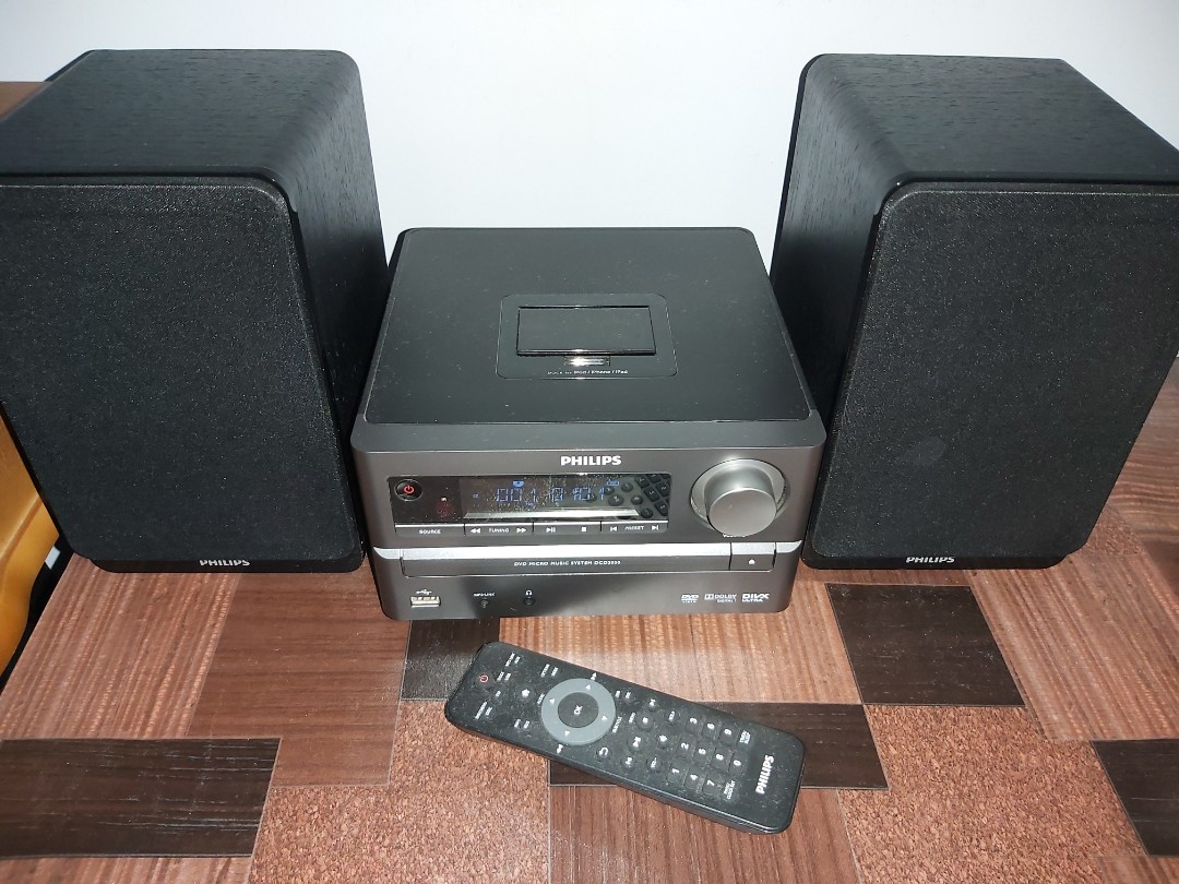 Philips DVD/ CD mini home theater stereo system, Audio, Portable Music ...