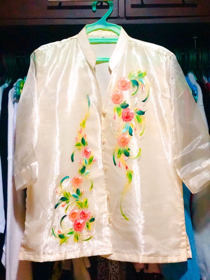 Plus size ladies barong 3XL on tag. USED ONCE, Women's Fashion, Dresses ...