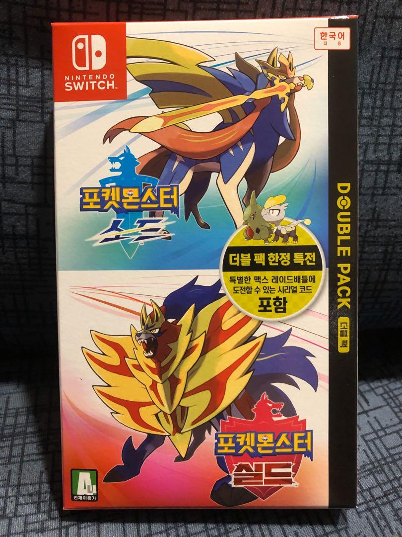 Pokemon Sword and Shield Dual Double Pack Edition Exclusive Pokemons ...