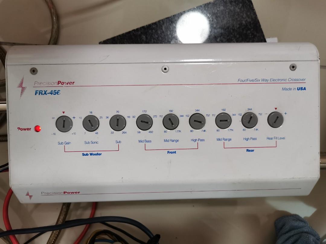 Precision Power FRX-456 Electronic Crossover, Auto Accessories on Carousell