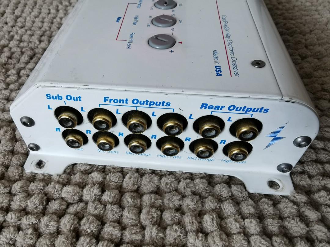 Precision Power FRX-456 Electronic Crossover, Auto Accessories on Carousell