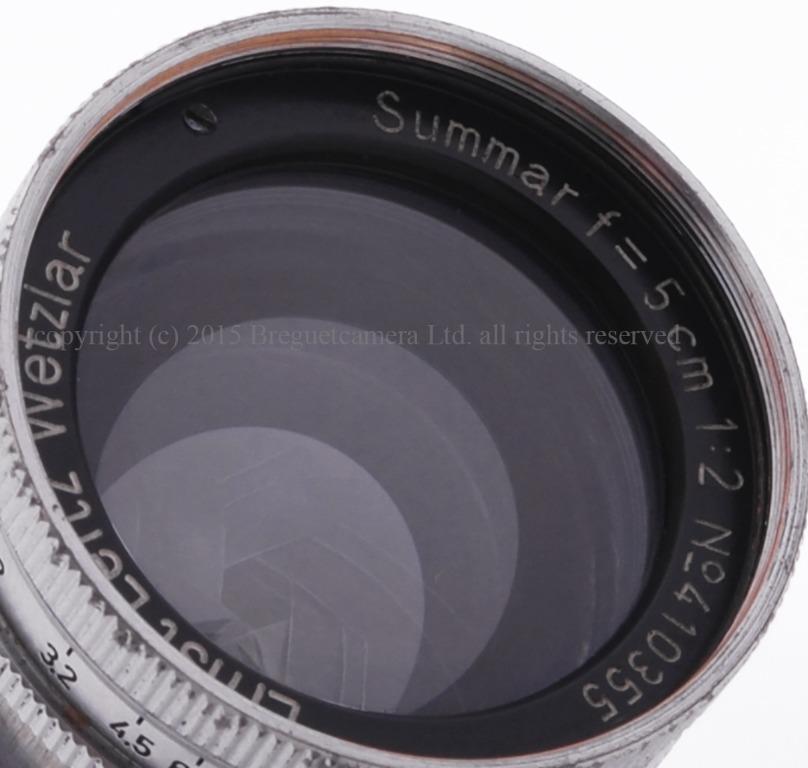 Rare Ex++ Leica Summar 5cm 50mm f/2 Tropen L39 LTM Silver M240 M9 M3 M2 ...