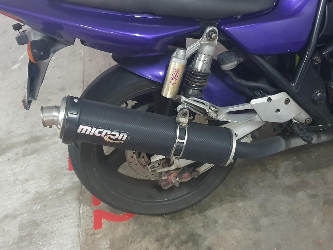 Rare Micron Exhaust For Super 4, Motorcycles, Motorcycle Accessories on ...