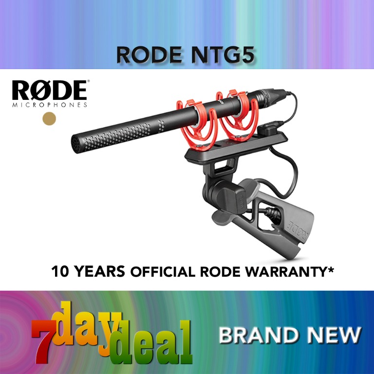 Rode NTG5 Broadcast Shotgun Microphone (Location Recording Kit ...