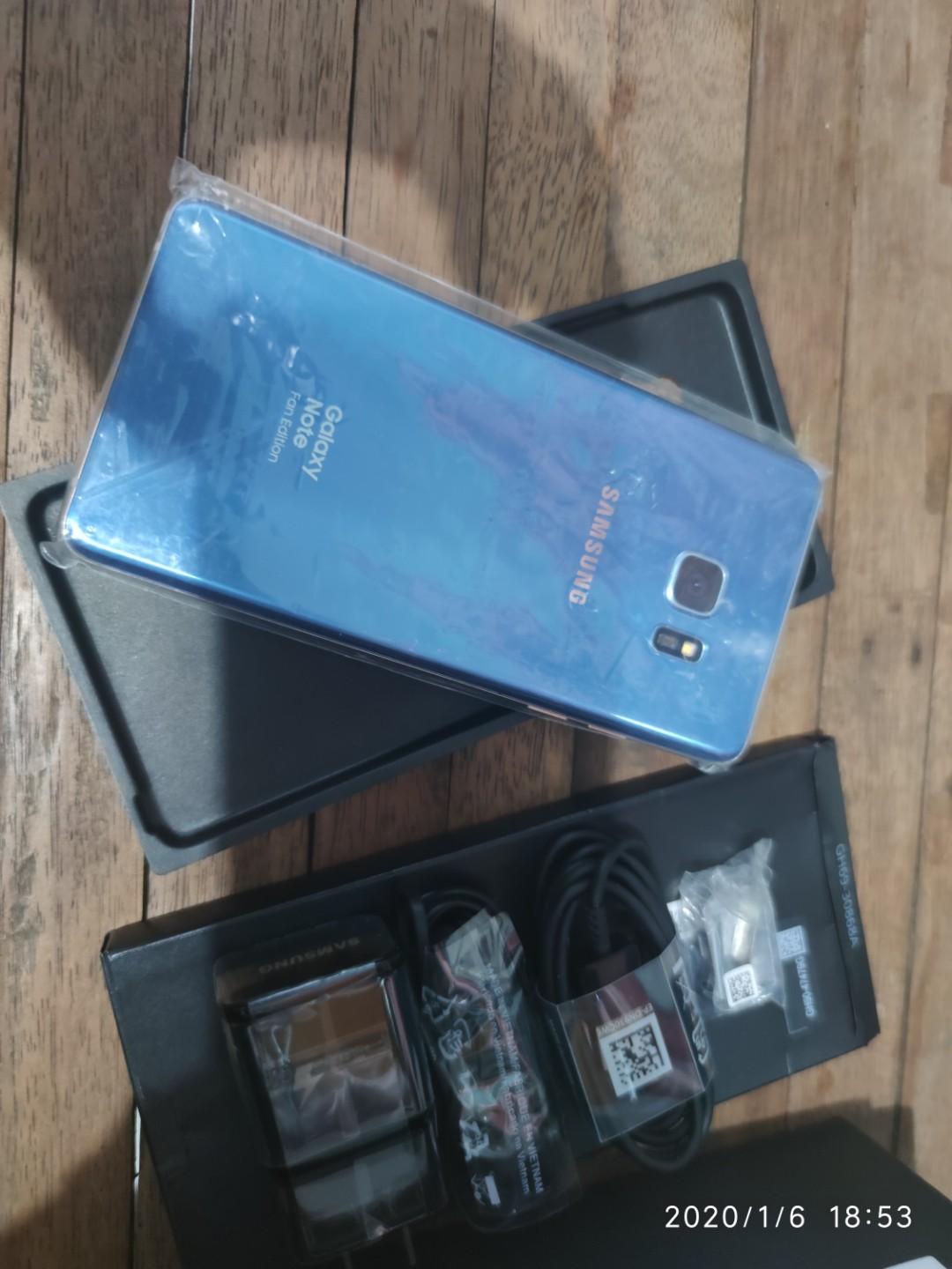 Samsung Galaxy Note Fan FE Blue 64GB Complete, Mobile Phones & Gadgets ...