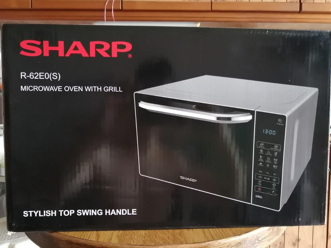 SHARP Microwave Oven with Grill R-62E0(S), TV & Home Appliances, Kitchen Appliances, Ovens ...
