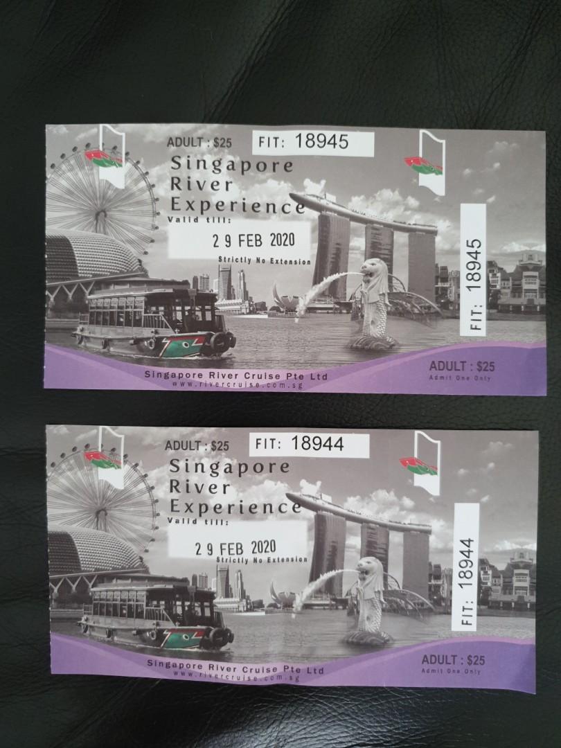 Singapore River Cruise Tickets, Tickets & Vouchers, Local Attractions ...