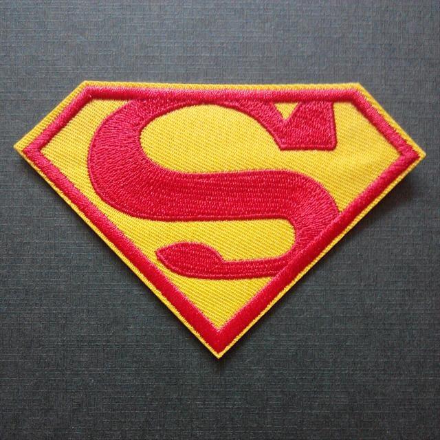 Superman Emblem Large Iron On Patch, Hobbies & Toys, Stationery & Craft ...