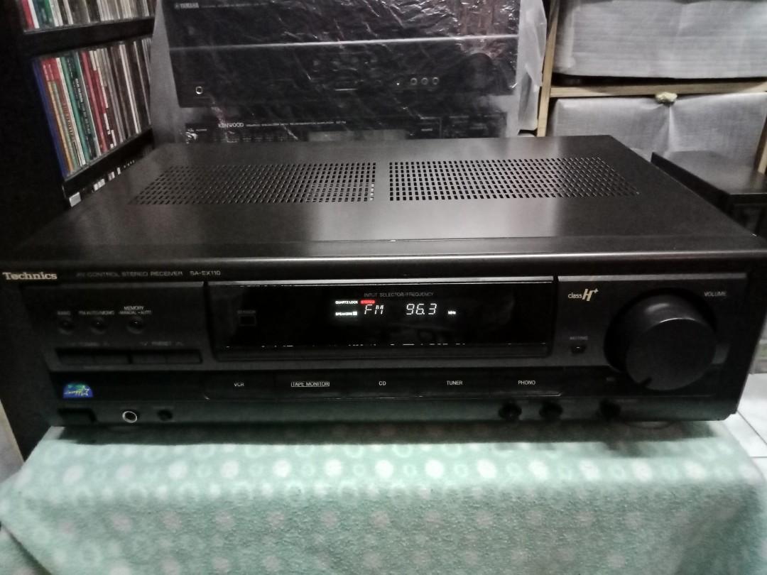 Technics SA-EX110 Stereo Receiver, Audio, Soundbars, Speakers ...
