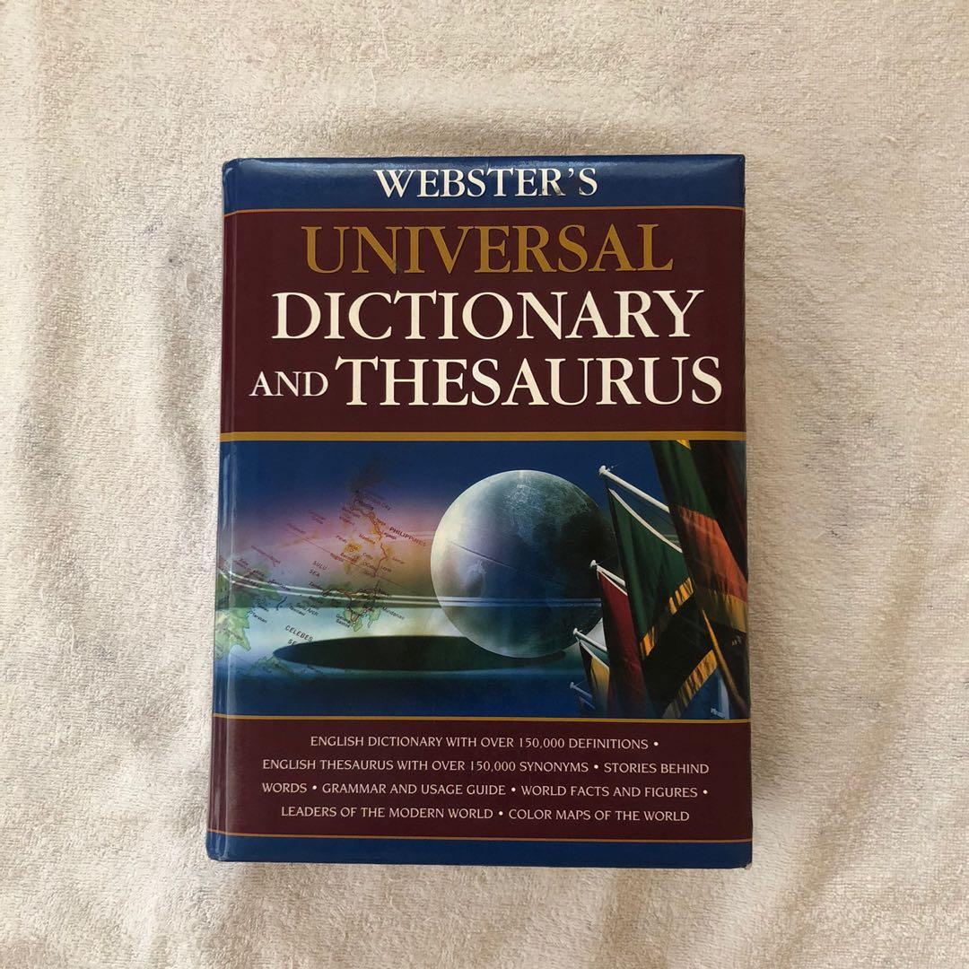 Webster’s Universal Dictionary & Thesaurus, Hobbies & Toys, Books ...