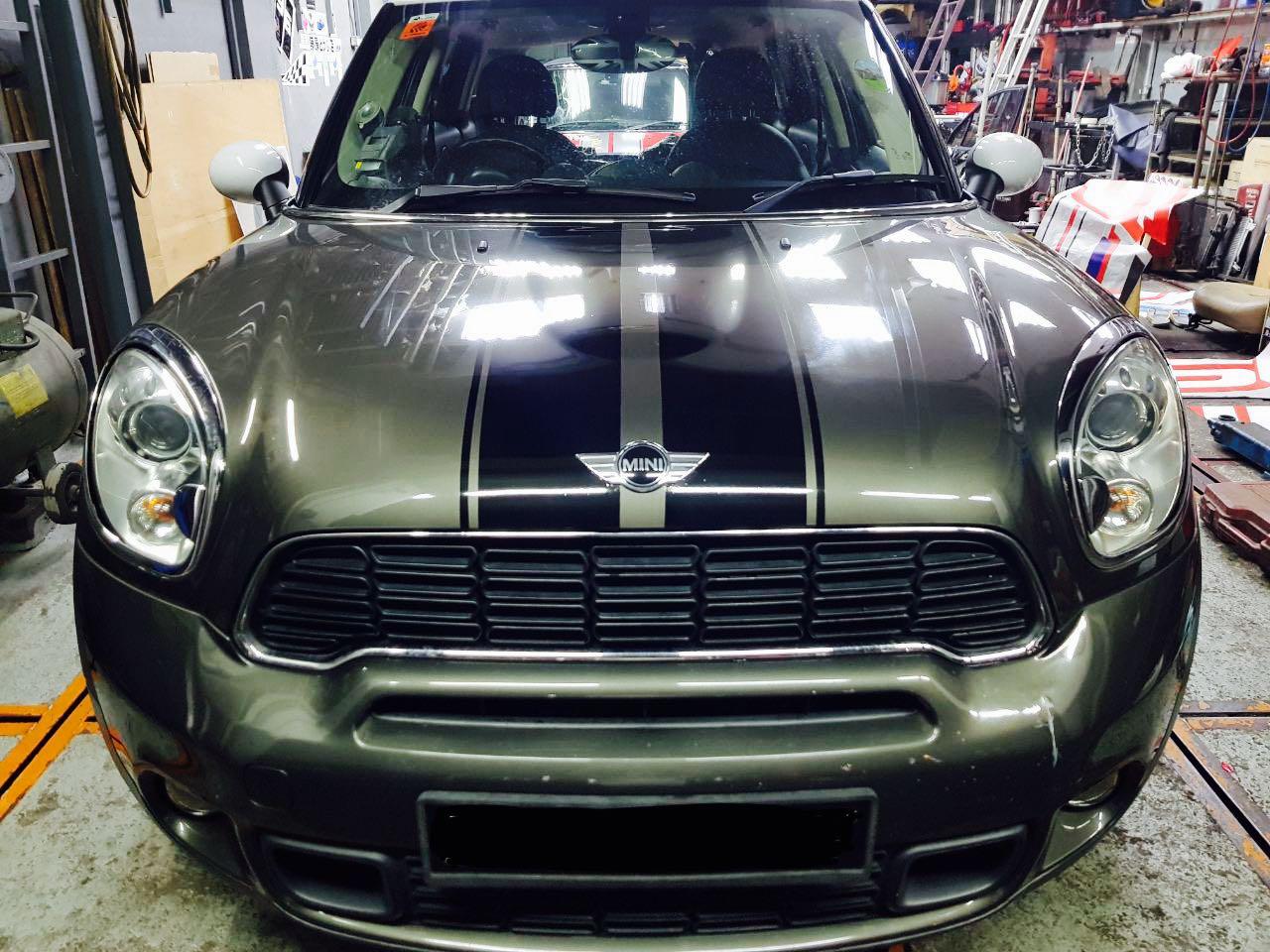 MINI Cooper Custom Wrap / DeChrome / Racing Stripe, Car Accessories ...