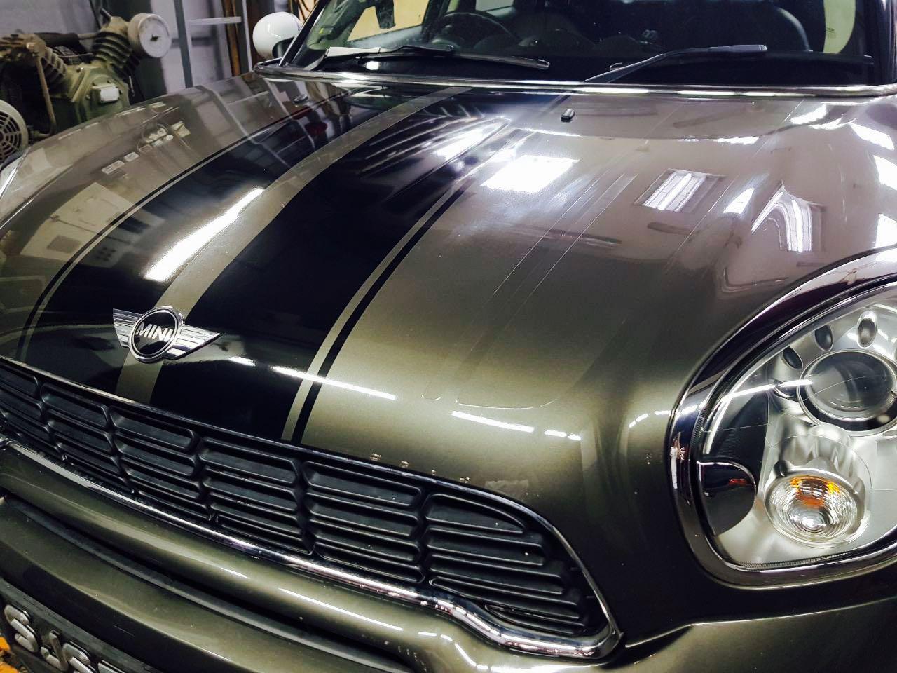 MINI Cooper Custom Wrap / DeChrome / Racing Stripe, Car Accessories ...
