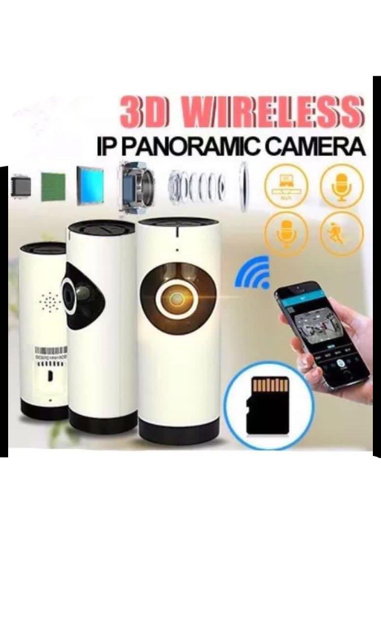 3D Wireless IP Panoramic Camera, Furniture & Home Living, Security ...