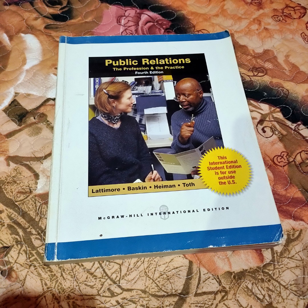 Book : Public Relations, Hobbies & Toys, Books & Magazines, Textbooks ...