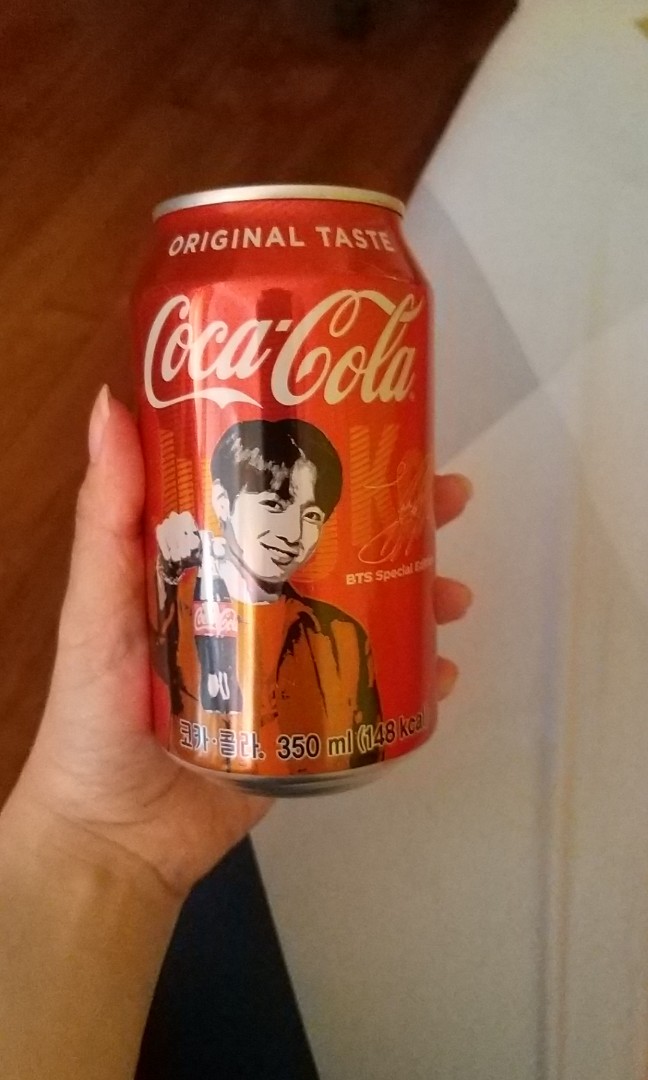 BTS Jungkook Limited edition coke can, Hobbies & Toys, Memorabilia ...