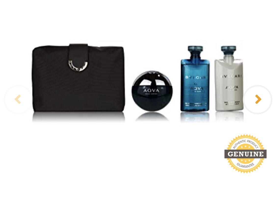 BULGARI AQVA gift set, Beauty & Personal Care, Fragrance & Deodorants ...