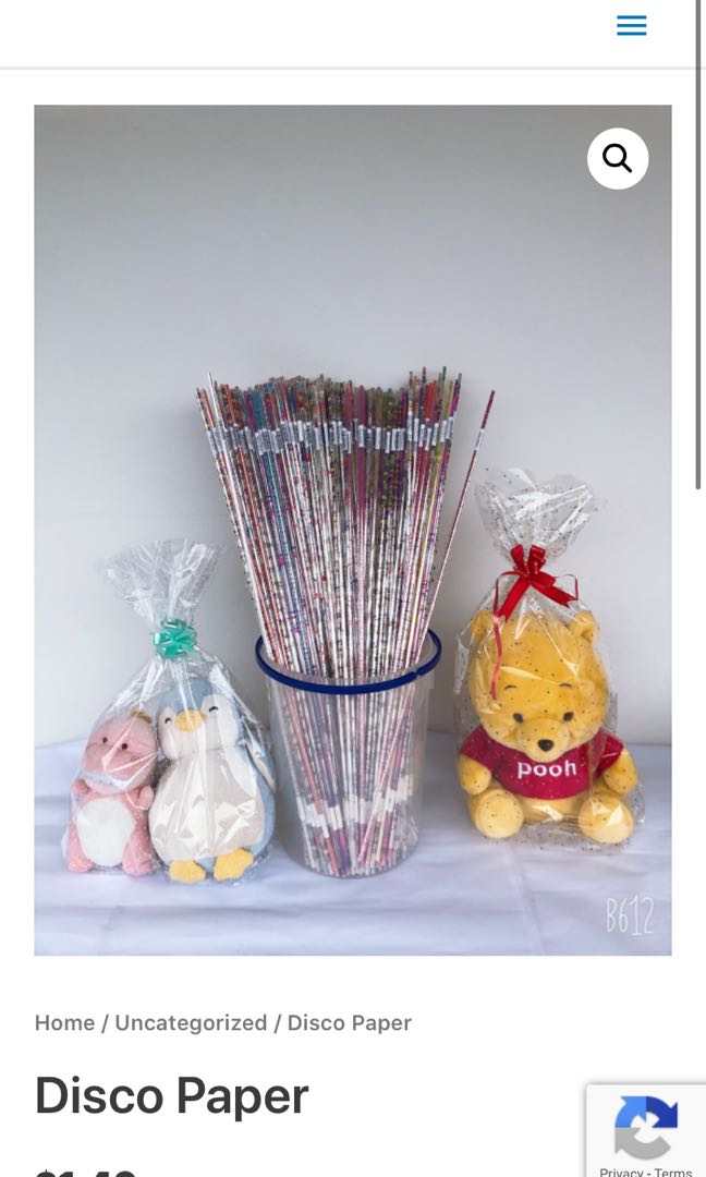 Disco Paper, Hobbies & Toys, Stationery & Craft, Occasions & Party ...