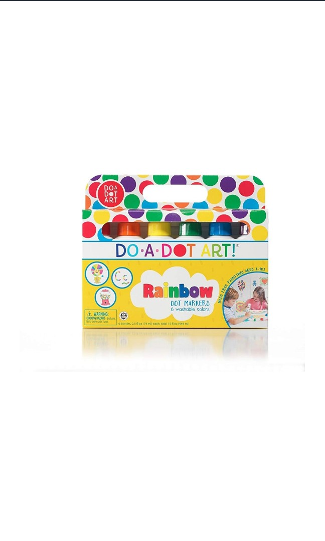 Do A Dot Art! Markers 6-Pack Rainbow Washable Paint Markers, The ...