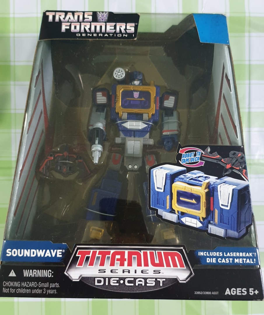 Hasbro transformers sound wave titanium series, Hobbies & Toys, Toys ...