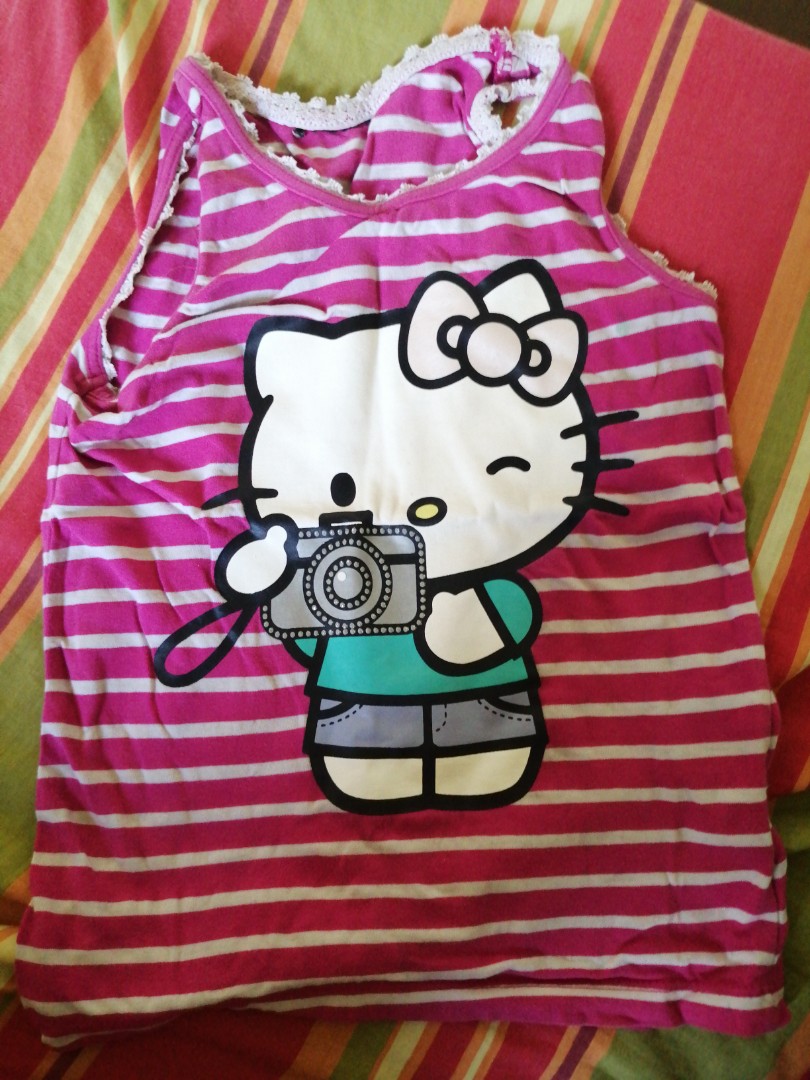 Hello kitty top, Babies & Kids, Babies & Kids Fashion on Carousell