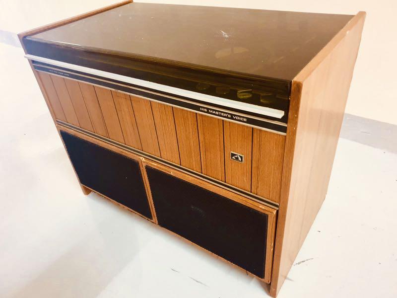 HMV radiogram, Hobbies & Toys, Memorabilia & Collectibles, Vintage ...