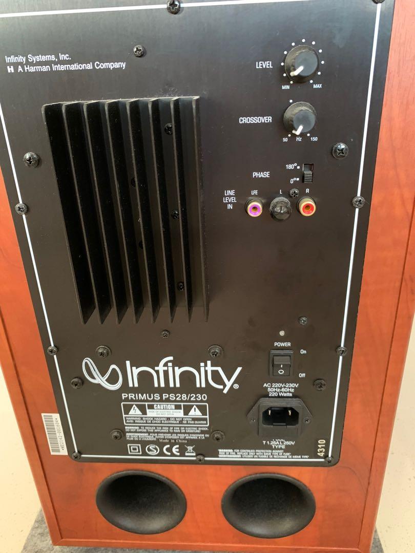 Infinity PS28-A 8” Subwoofer (Active), Audio, Soundbars, Speakers ...