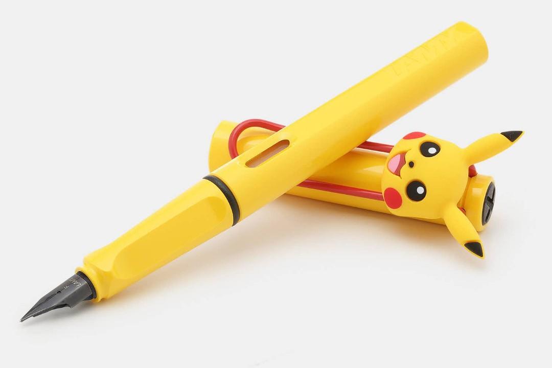 LAMY SAFARI POKEMON PIKACHU LIMITED EDITION FOUNTAIN PEN SET, Hobbies ...