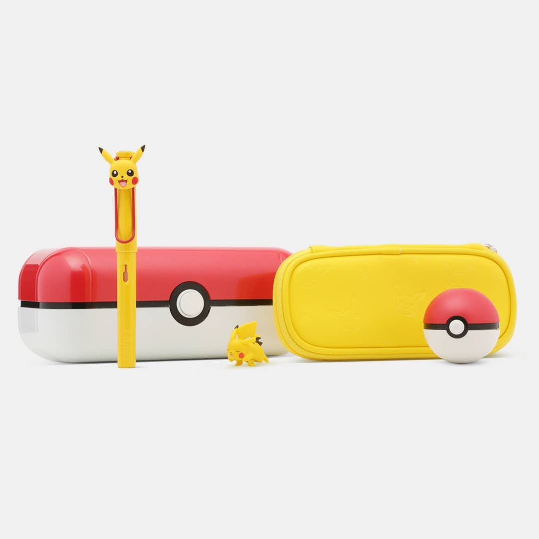 LAMY SAFARI POKEMON PIKACHU LIMITED EDITION FOUNTAIN PEN SET, Hobbies ...