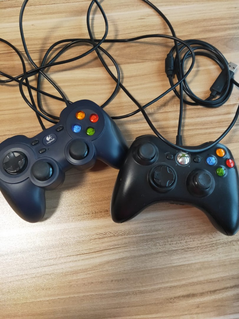 Logitech and Xbox look alike PC gaming controller, Video Gaming, Gaming ...