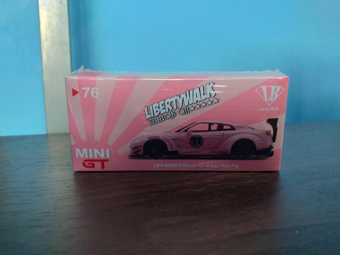 Mini GT - LB Nissan GTR R35 Pink Pig, Hobbies & Toys, Toys & Games on ...