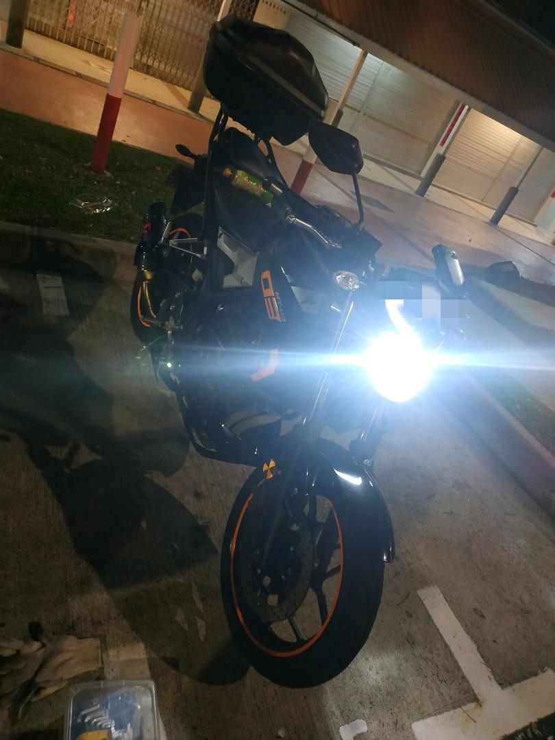 MT03 LED HEADLIGHT, Motorcycles, Motorcycle Accessories on Carousell