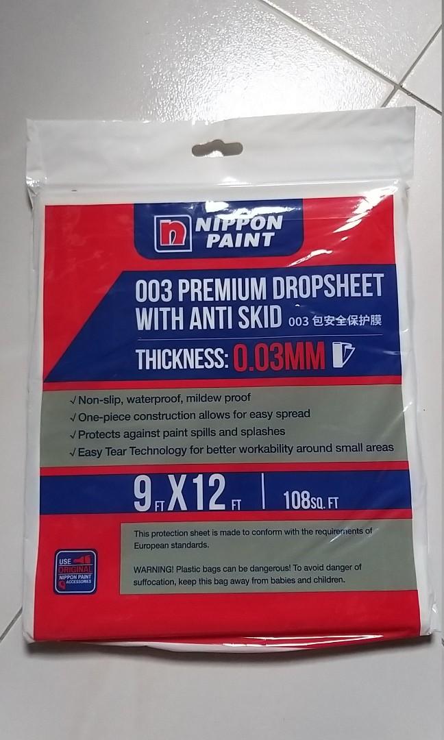 Nippon Paint 003 Premium Dropsheet, Everything Else on Carousell