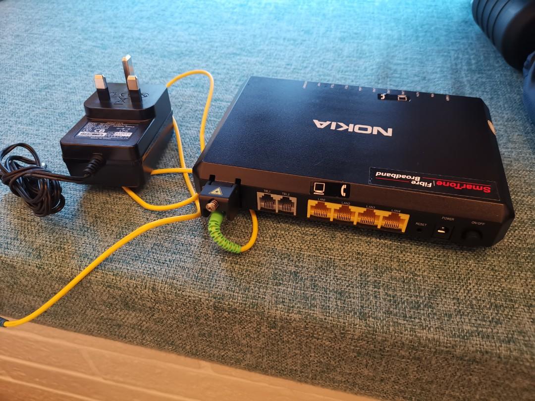 Nokia 光纖cable modem 數碼通, 電腦＆科技, 電腦周邊及配件, Wifi及上網相關產品 - Carousell