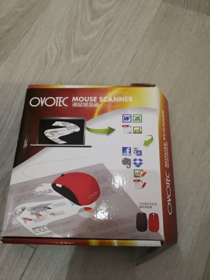 Ovotec mouse scanner 滑鼠掃描器, 電腦＆科技, 打印機及影印機 - Carousell