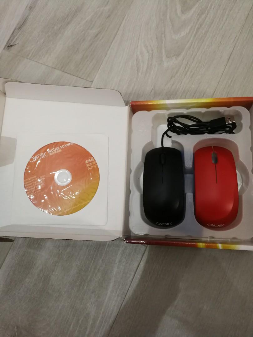 Ovotec mouse scanner 滑鼠掃描器, 電腦＆科技, 打印機及影印機 - Carousell