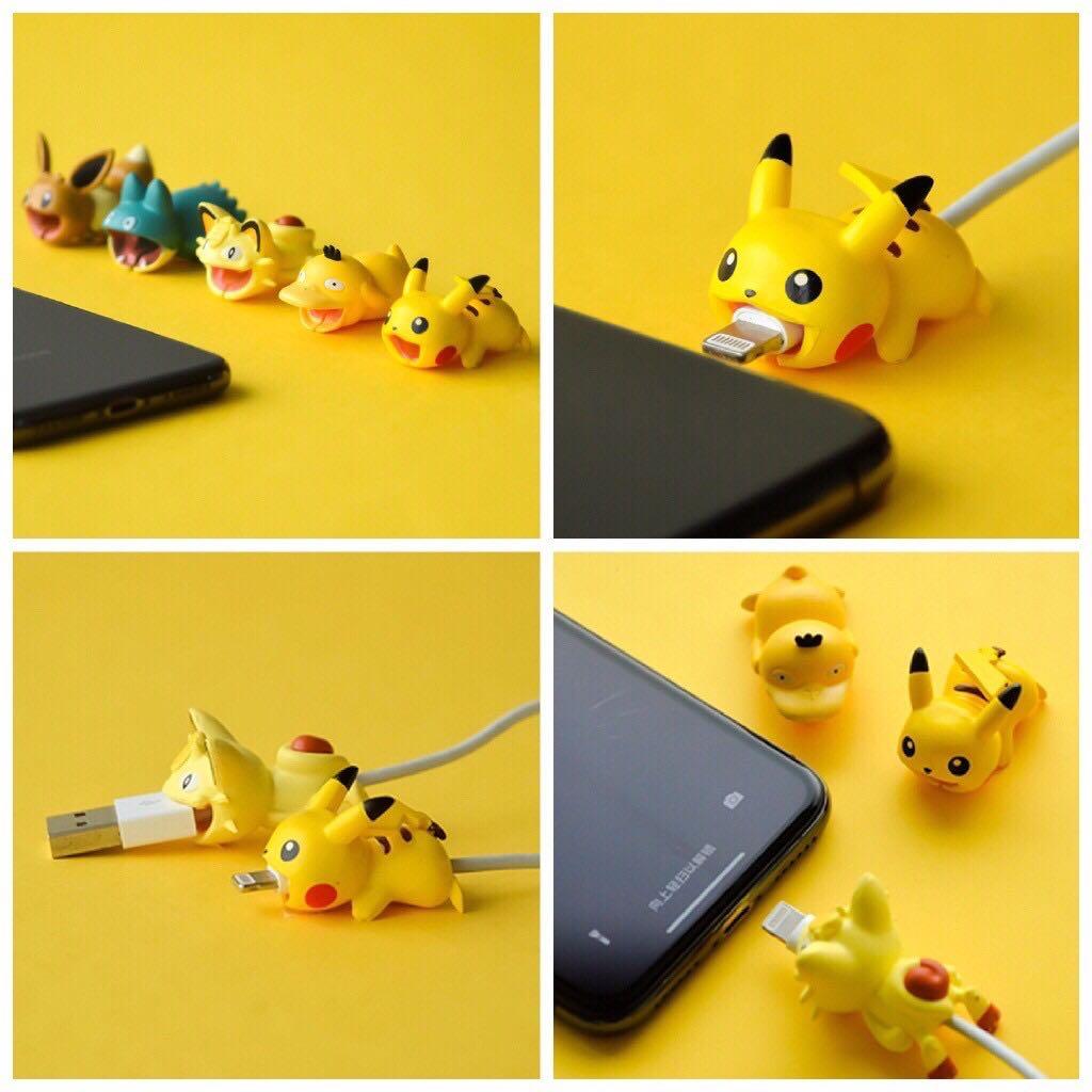 Pokémon Pikachu Cable Bite Protector USB Charger Protection, Mobile ...