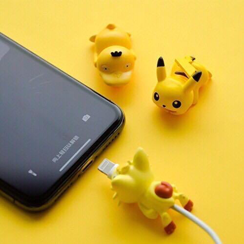 Pokémon Pikachu Cable Bite Protector USB Charger Protection, Mobile ...