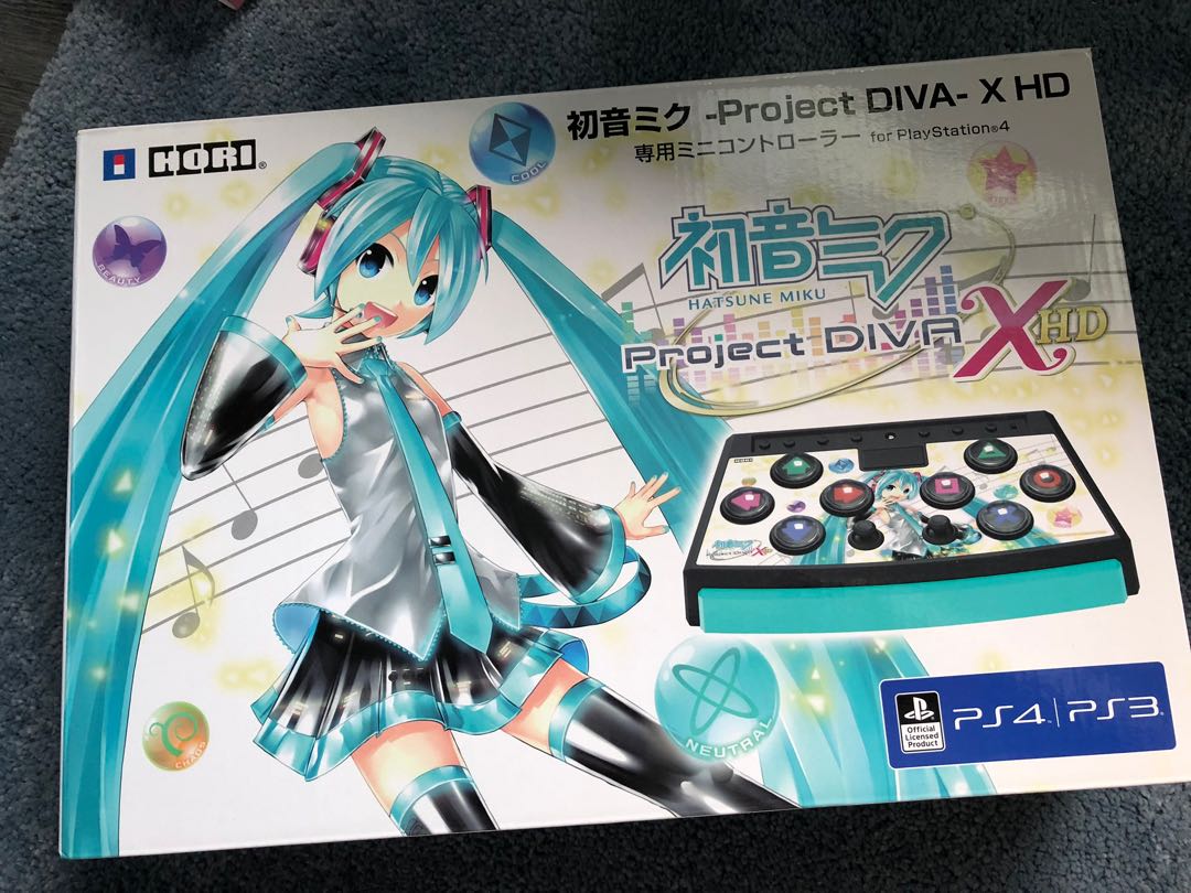 PS4 - Project Diva X HD Arcade controller, Video Gaming, Gaming ...