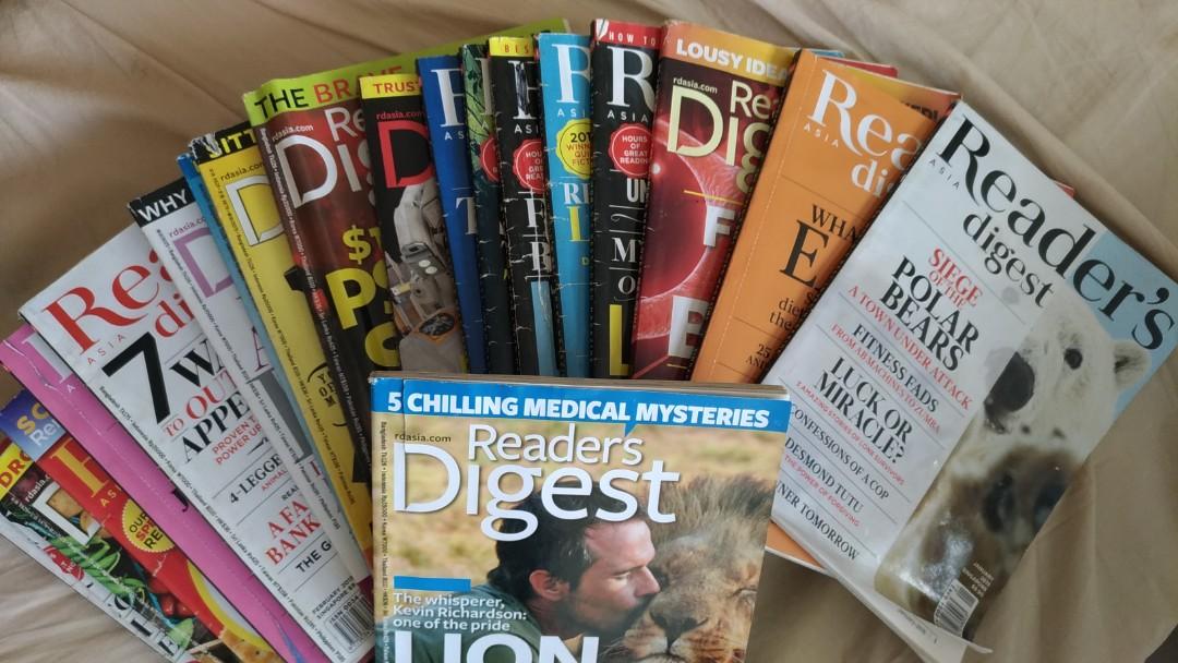 Readers Digest 2014-2015 **FREE, Hobbies & Toys, Books & Magazines ...