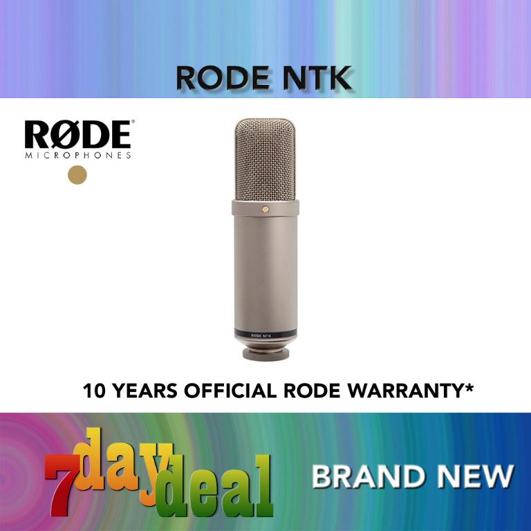 Rode NTK Valve Large 1" Condenser Microphone, Hobbies & Toys, Music & Media, Musical Instruments ...