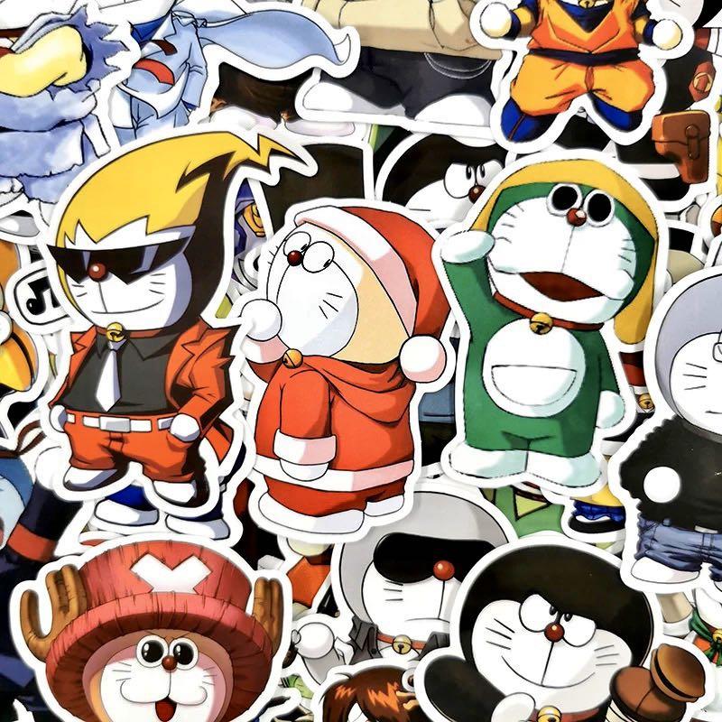 (Stickers) 50pc Doraemon Universe Japanese Anime Animation Comics ...