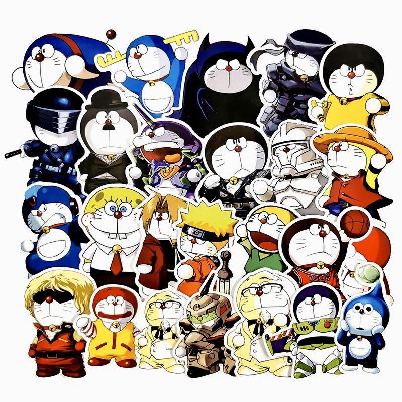 (Stickers) 50pc Doraemon Universe Japanese Anime Animation Comics ...