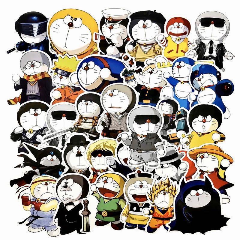 (Stickers) 50pc Doraemon Universe Japanese Anime Animation Comics ...