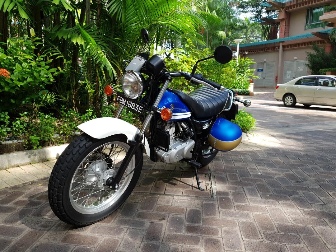 2017 Suzuki van van 200cc cafe racer class 2b, Motorcycles, Motorcycles ...