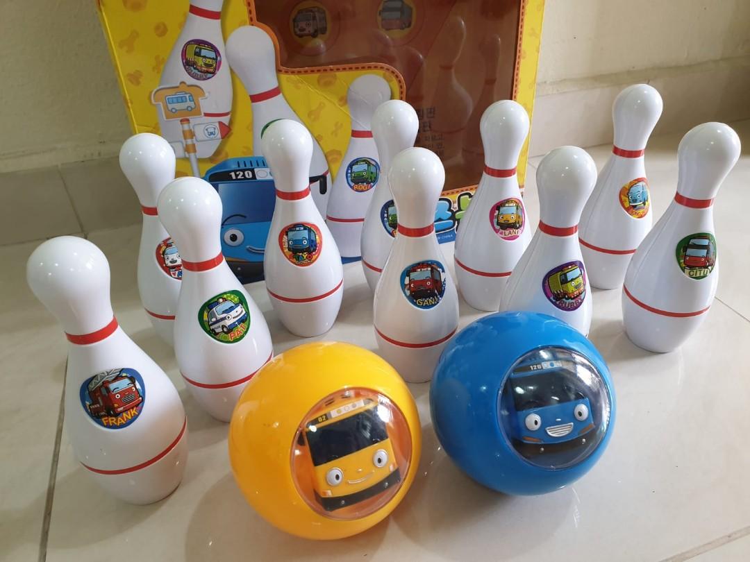 Tayo Bus Bowling Set, Hobbies & Toys, Toys & Games on Carousell