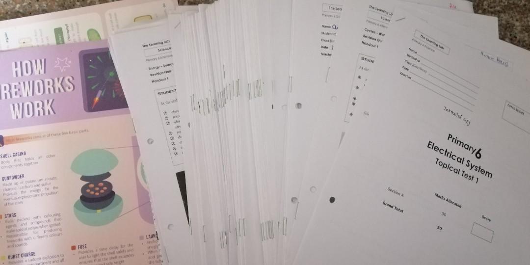 TLL The Learning labs Psle P6 Science including concept maths notes ...